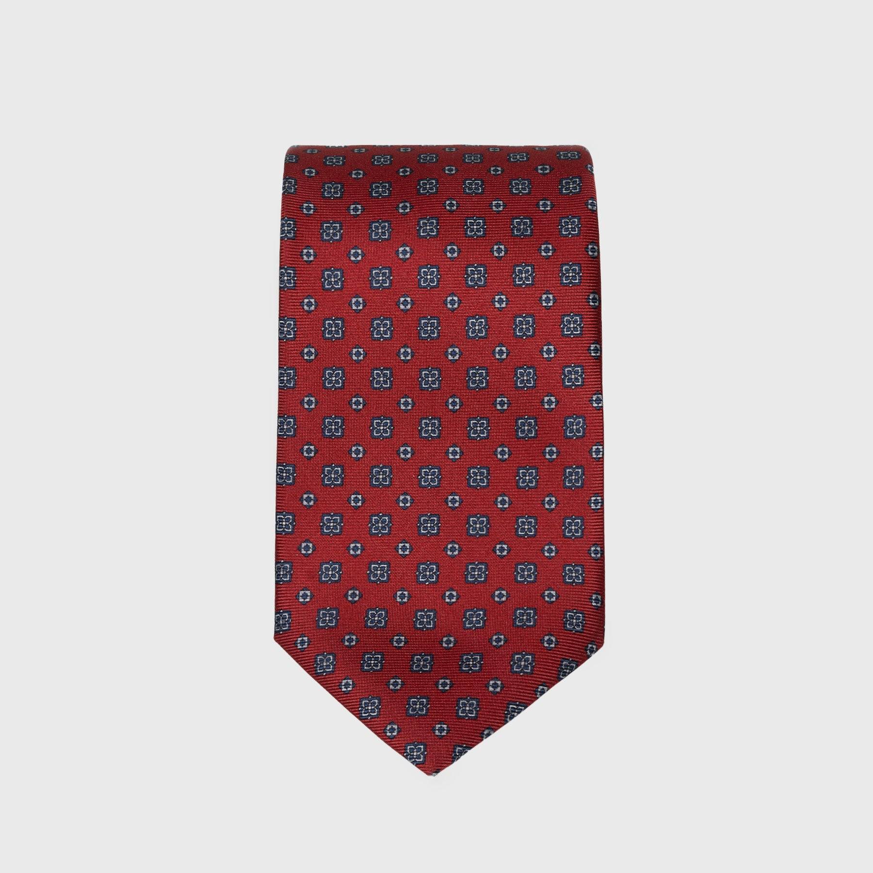 3-Fold Printed Foulard Silk Ties – Aklasu