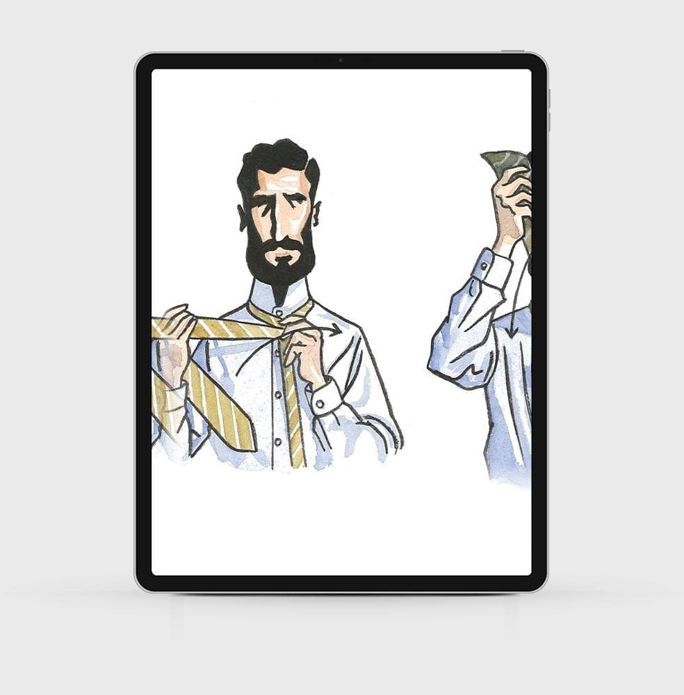 How to Tie a Four-In-Hand Knot - Step-by-Step Guide – Aklasu